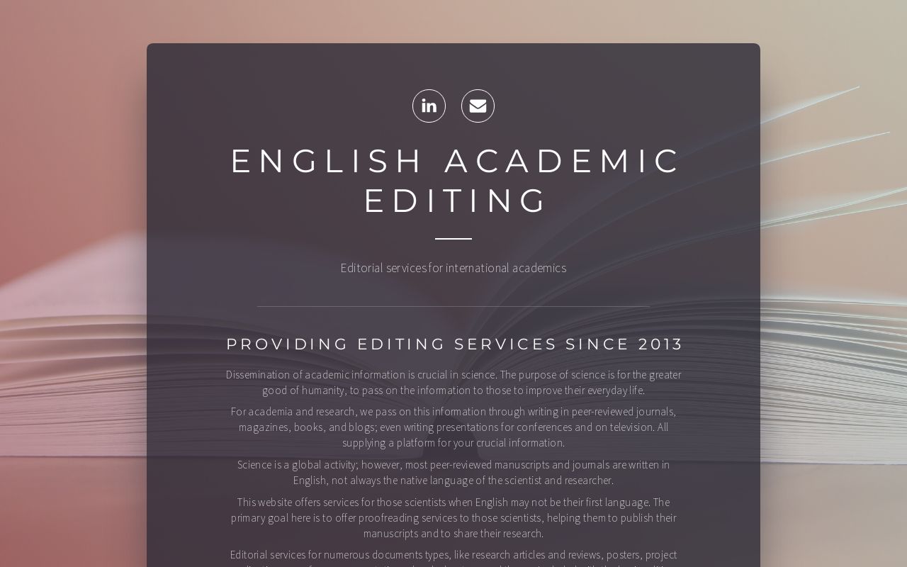 English Academic Editing English Academic Editing